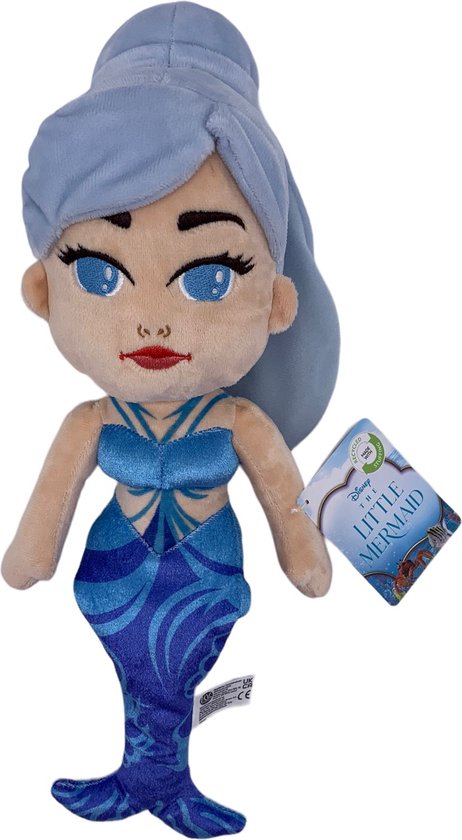 De Kleine Zeemeermin - Aquata knuffel - 40 cm - Pluche - Disney The ...