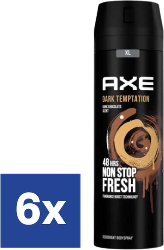 Axe Men Dark Temptation Deo Spray - 6 x 200 ml | bol