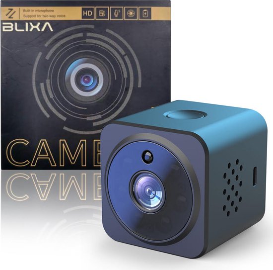 Blixa- Mini Spy Camera 1080P HD 32gb SD Card Met App ...
