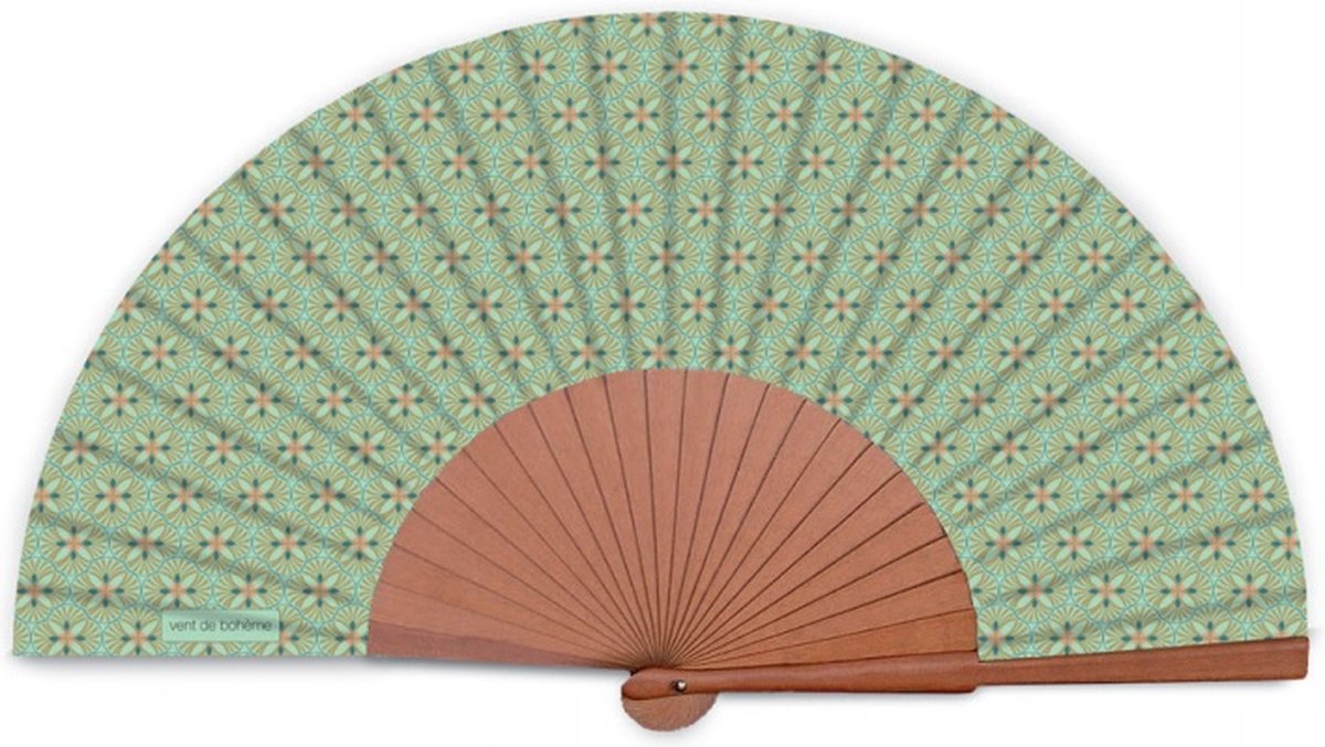 Luxe Waaier - Spaanse Waaier - Handwaaier - Lotus Lagon - Vent de ...