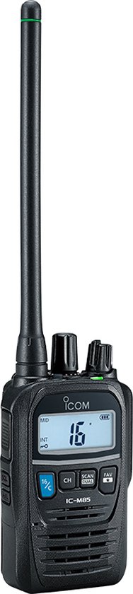 Icom IC-M85E Handheld & Marifoon IP67 LMR/PMR ATIS programmeerbaar | bol