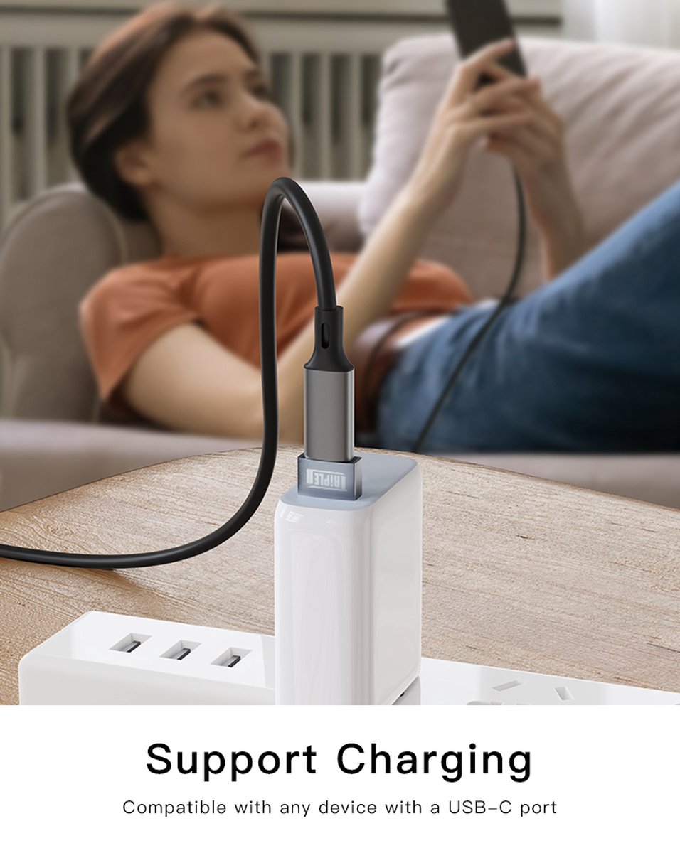 Triple J® USB C naar USB A Adapters - 2 stuks - Universele USB C naar ...