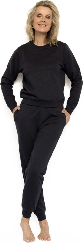 Joggingpak dames, Huispak dames - Zwart - Maat M | bol