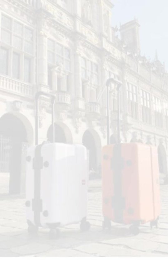 OUMOS BABE Orange Clémentine Reiskoffer 45L/21 inch | bol