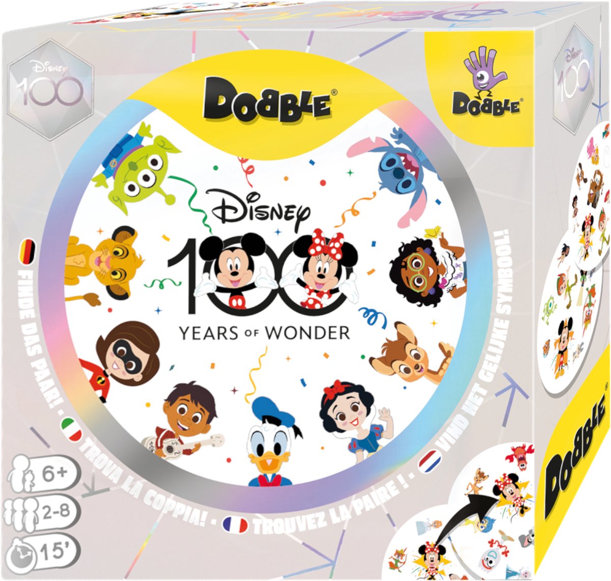Dobble Disney 100 Years of Wonder - Kaartspel | Games | bol.com