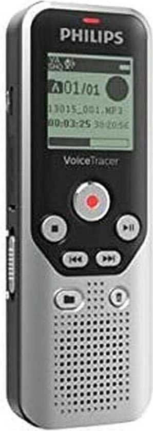 Philips DVT1250 VoiceTracer Audiorecorder Zilver/Zwart | bol