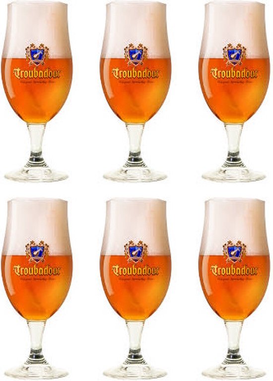 Troubadour - Tulpglas - 33 cl - Doos 6 stuks | bol