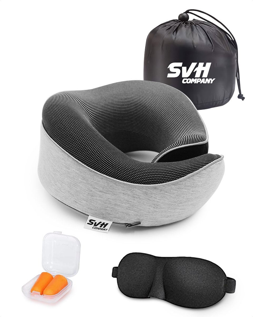 SVH Company Nekkussen Reiskussen voor Vliegtuig en Auto - Travel Pillow ...