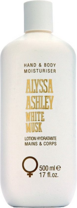 Alyssa Ashley White Musk Lotion - Hand & Body Moisturiser - 500 ml | bol