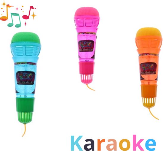 Microfoon echo met licht - assorti - kinderen | Games | bol