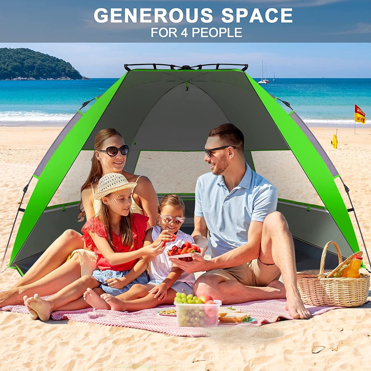 Luxe strandtent – Tent Strand – beach tent | bol.com