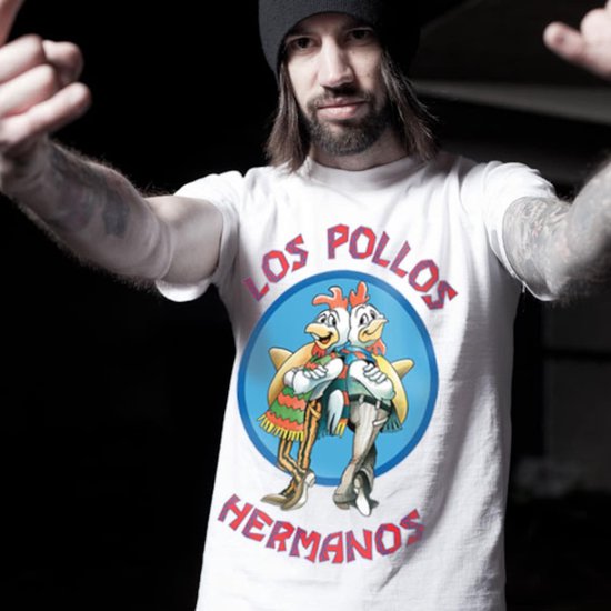 Breaking Bad Los Pollos Hermanos Heren T-shirt 3XL | bol