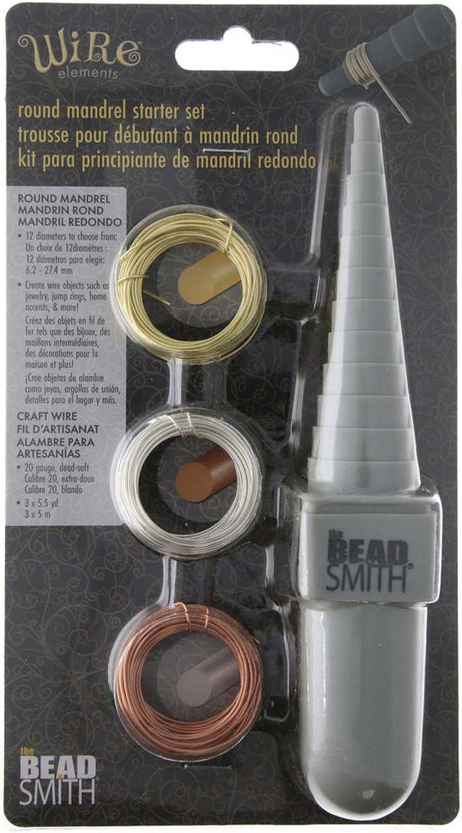 Beadsmith Mandrel beginnersset voor het vormen van draad | bol.com
