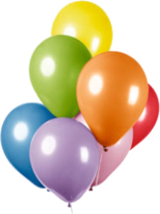 Fiesta Ballonnen - Globos - Assorti gekleurd - 100 stuks - 30cm | bol