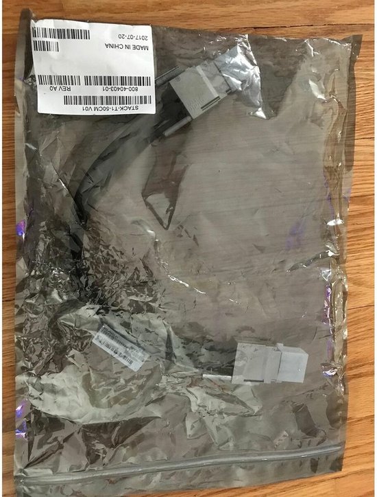 UTP Category 6 Rigid Network Cable CISCO STACK-T1-50CM= Black 50 cm | bol