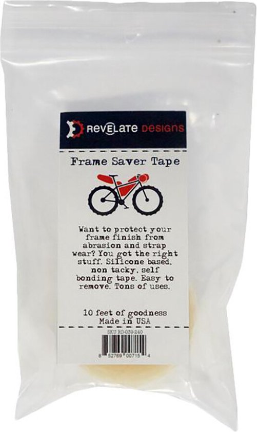 Revelate Designs Frame Saver Tape 300 cm silicone, transparant | bol