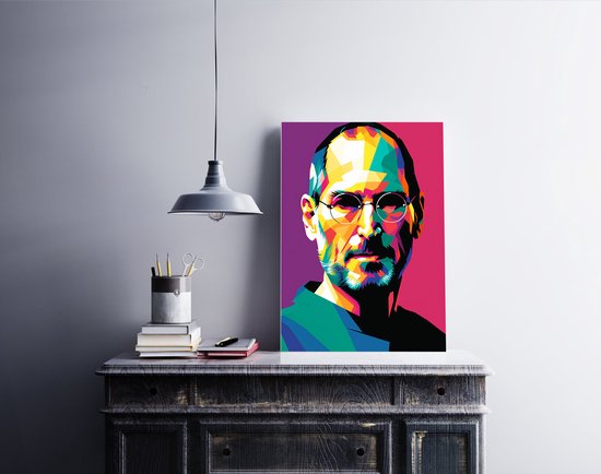 Steve Jobs Poster - Apple - Steve Jobs - Pop Art - Woondecoratie ...