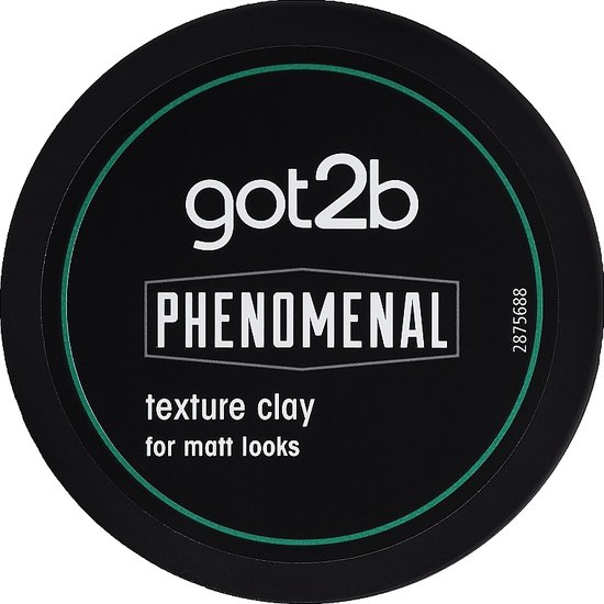 got2b Phenomenal Texture Clay 5 (100 ml), haarwax voor mannen geeft een fenomenale,... | bol