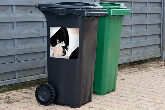 Container sticker Verf - Abstract - Design - 40x40 cm - Kliko sticker | bol