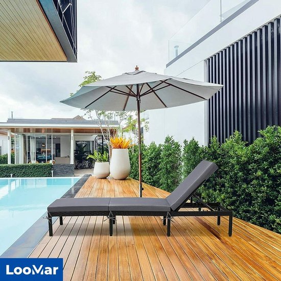 LooMar Ligstoel - Tuin - Buiten - Tuinstoel - Ligstoel - Schommelstoel ...