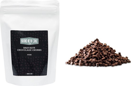 BrandNewCake Bakvaste Chocolade Chunks Puur 300g | bol.com