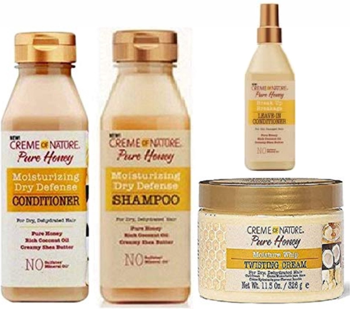 Creme Of Natrue Pure Honey Set (4X1) | bol.com