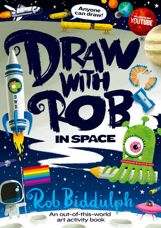 Draw With Rob: In Space, Rob Biddulph | 9780008627591 | Boeken | bol