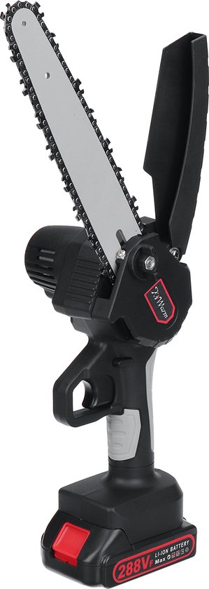 8'' accu kettingzaag Handkettingzaag Elektrische kettingzaag incl. 2 ...