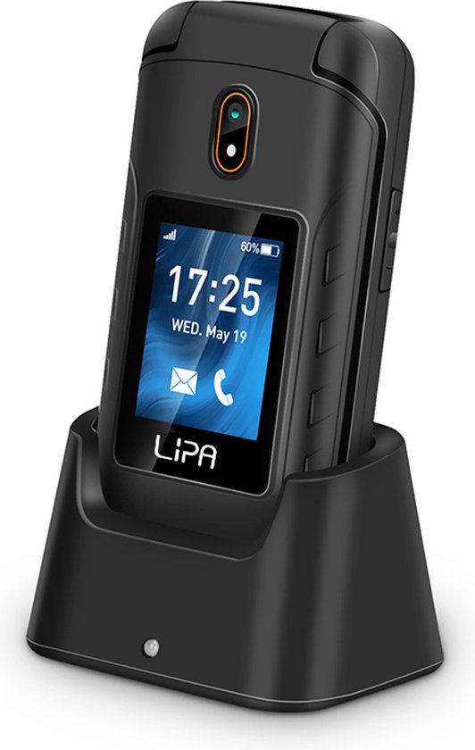 LIPA V909T senioren telefoon 4G - Batterij - Bluetooth - Camera ...
