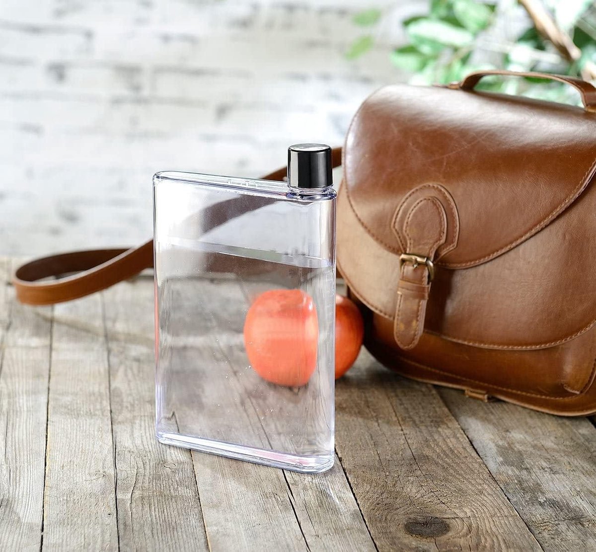 A5 Flat Water Bottle, 750 ml, Flat Water Bottle, Travel Bottle, Slim AS ...