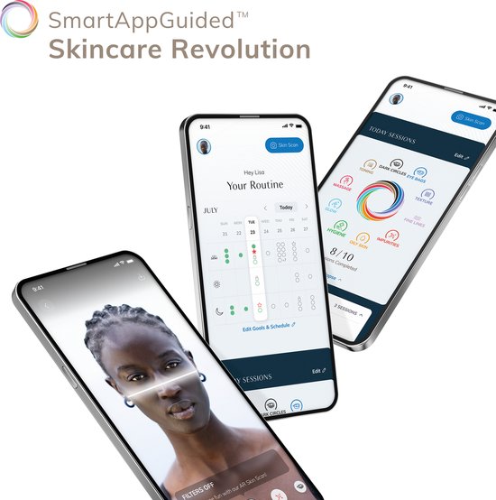 GESKE | SmartAppGuided™ Sonic Facial & Body Roller | 4 in 1 ...