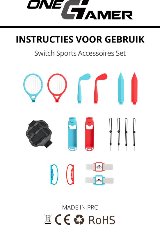 OneGamer® - Switch Sports Accessoires Set – Geschikt voor Nintendo Switch Sports Games... | bol