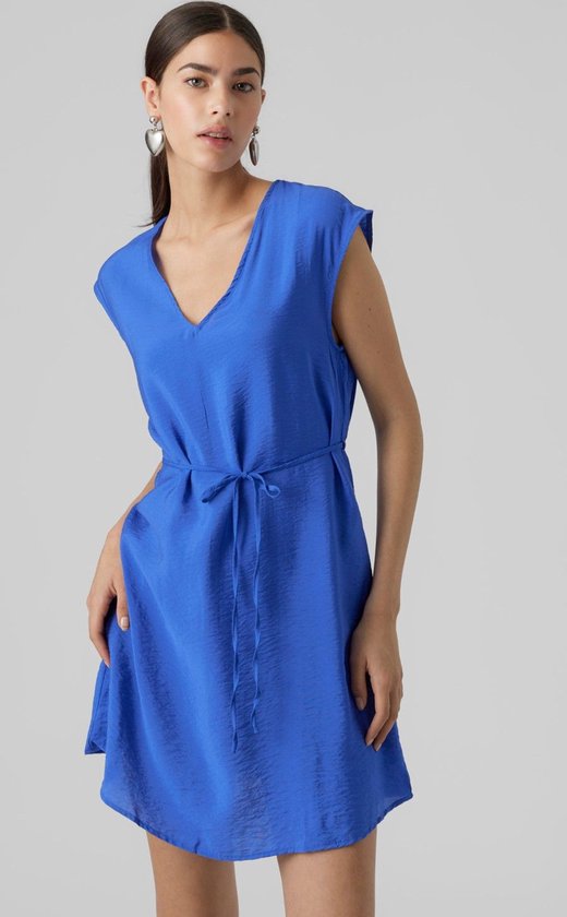 Vero Moda Vmiris Dress - Dazzling Blue Blue | bol.com