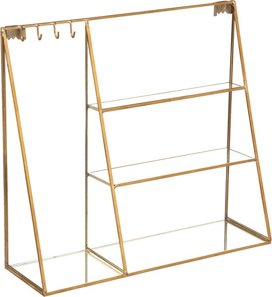 Atmosphera Sieraden wandrek metaal met glas - 187739 - Decoratief | bol.com