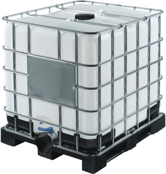 Adblue 1000L IBC Tank - Inclusief Handige Vulslang - ISO 22241 ...