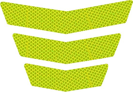 Reflecterende stickers - 3 Stuks - reflecterende tape - Groen | bol