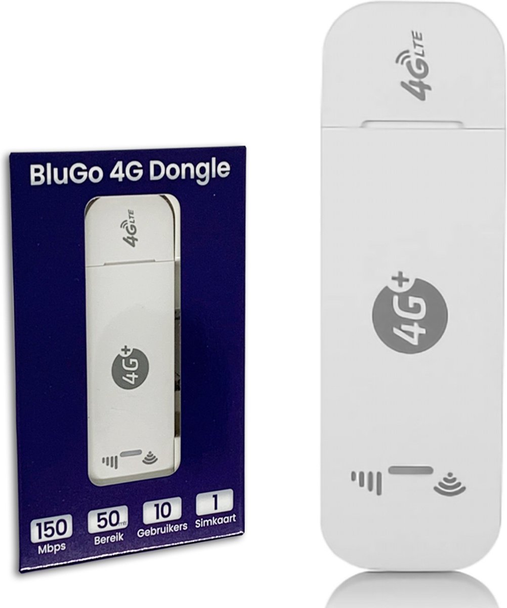 BluGo 4G Dongle - voor Laptop en Computer - Internet Dongel - WiFi ...