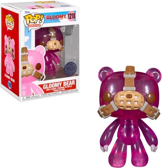 Funko Pop! Gloomy Bear Naughty Grizzly Translucent Exclusive #1218 ...