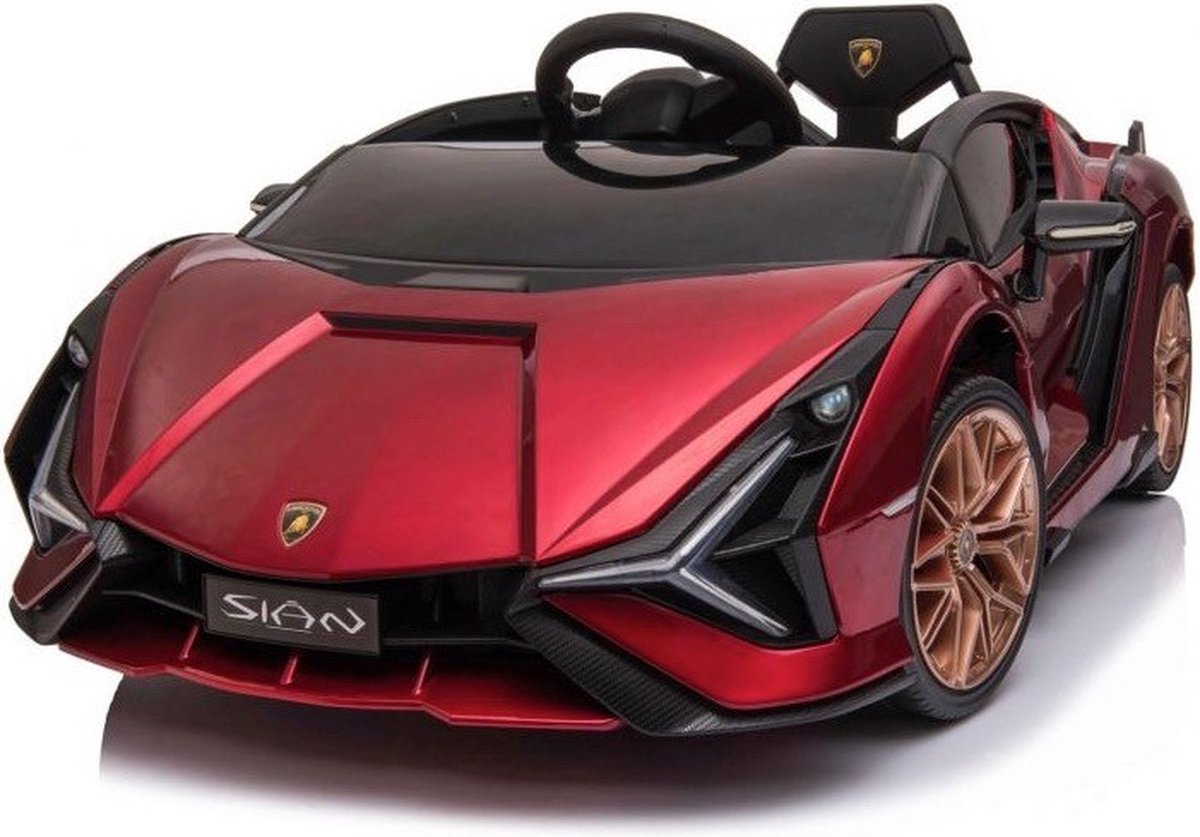Lamborghini Sian Red - 12v - Vlinderdeuren | bol.com