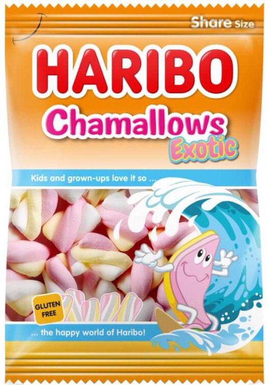 Haribo Chamallows Exotic - 12 x 175 gr - Voordeelverpakking | bol