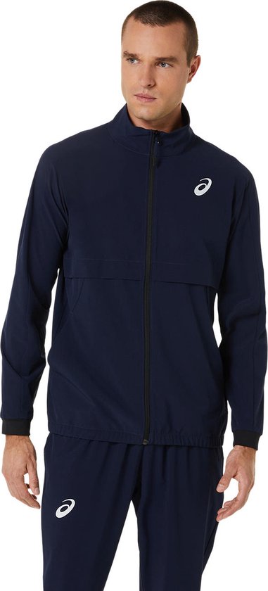 Asics Jacket Match Heren Midnight Blue | bol.com