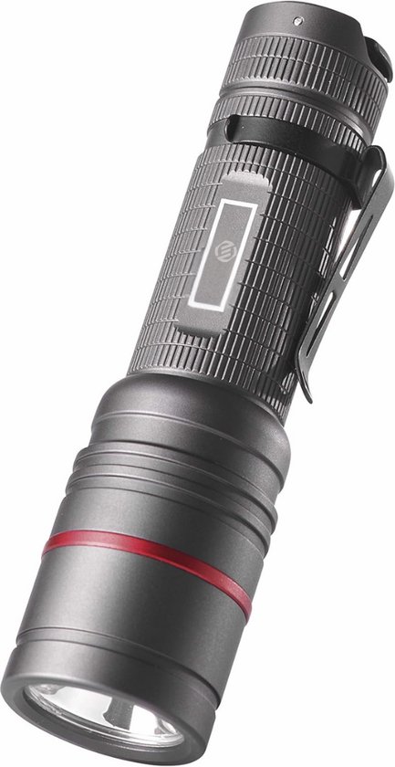 Equivera Militaire Zaklamp - Zaklamp LED Oplaadbaar - Meerdere Standen - Waterdicht -... | bol