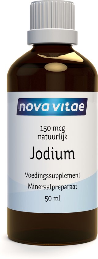 Nova Vitae Jodium Vloeibaar - Kaliumjodide druppels voor schildklier en ...