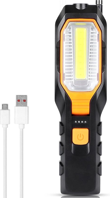 Verstelbare LED-werklamp met Magnetische Haak - Draagbare Oplaadbare ...