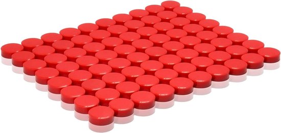 Kleurrijke decoratieve magneet voor whiteboard en magneetbord - Rond ...