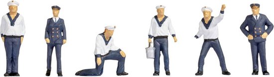 NOCH 15046 H0 Matrozen figuren Geverfd, Staand | bol