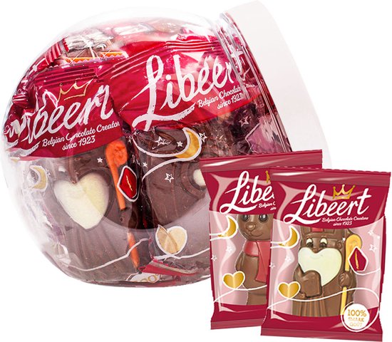 Libeert chocolade sintfiguren - 8 stuks (35g) - Belgische chocolade ...