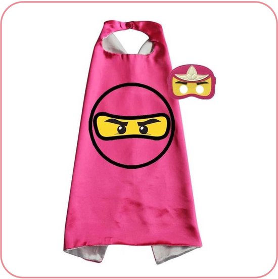 Ninja pak - Ninja verkleedpak - Ninja cape + masker - Verkleedkleding | bol