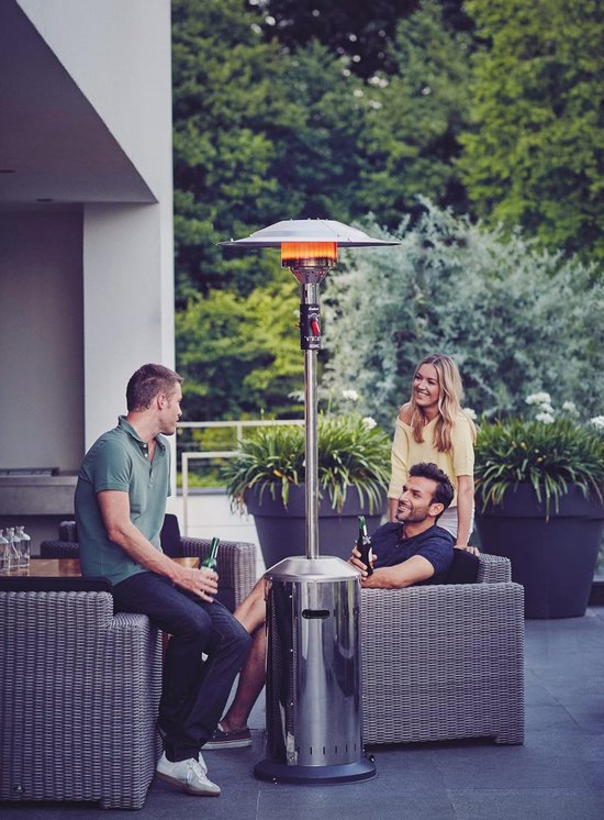 Terrasverwarmer Gas Elegance - Effectieve Warmtestraler voor Buiten | bol