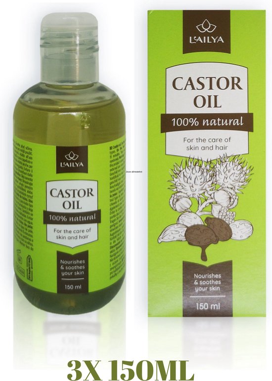 Castorolie 100% Natuurlijk - Voor Huid en Haar - Natural Castor Oil ...